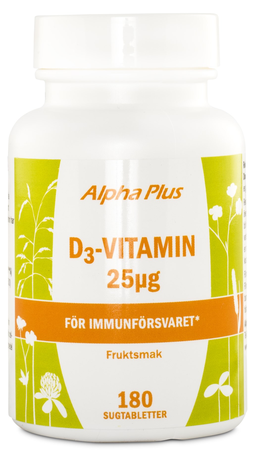 Handla Alpha Plus D3-Vitamin 25 mcg hos Svensk Hälsokost. Fri frakt!