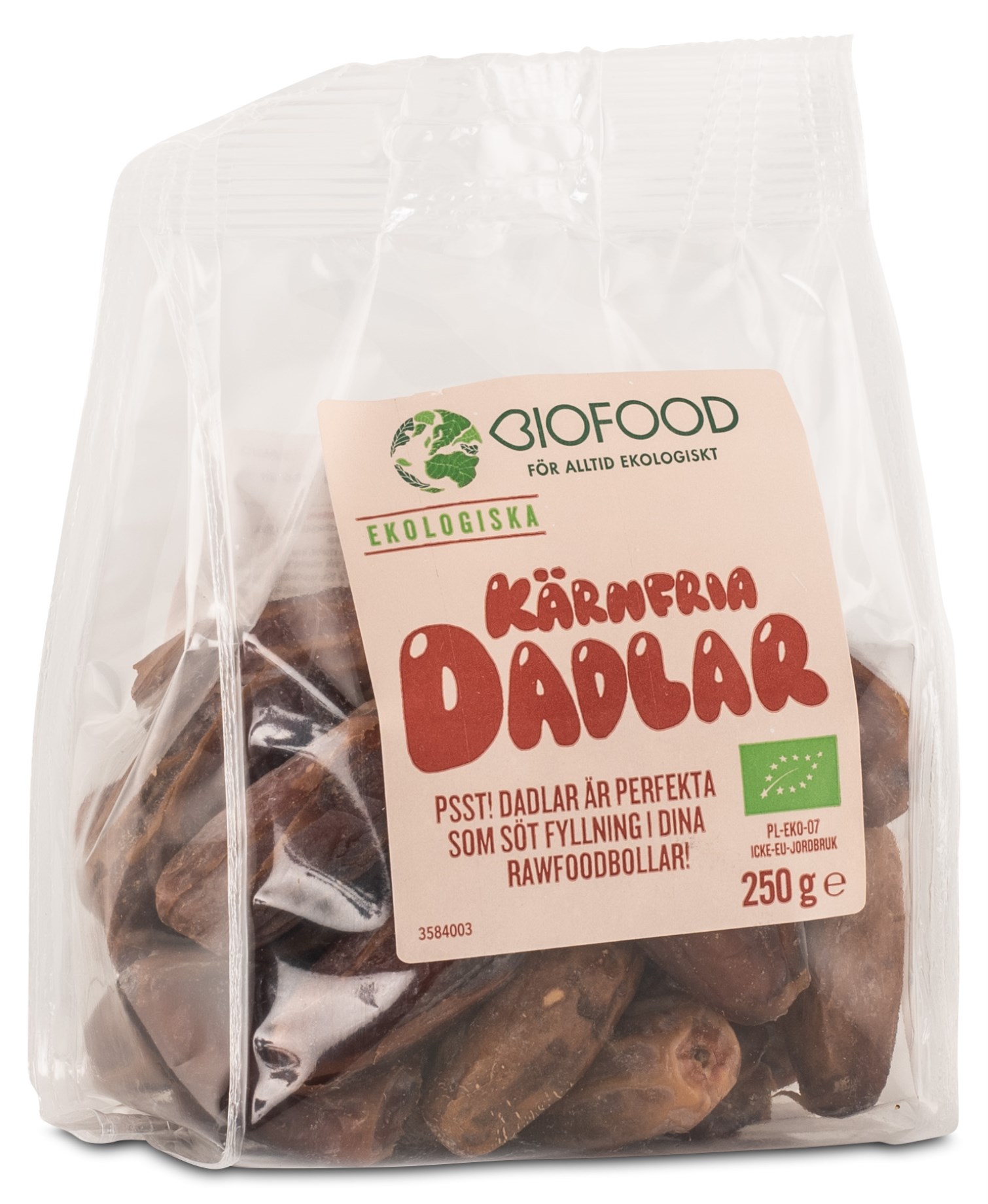 Handla ekologiska urkärnade dadlar hos | Svensk Hälsokost