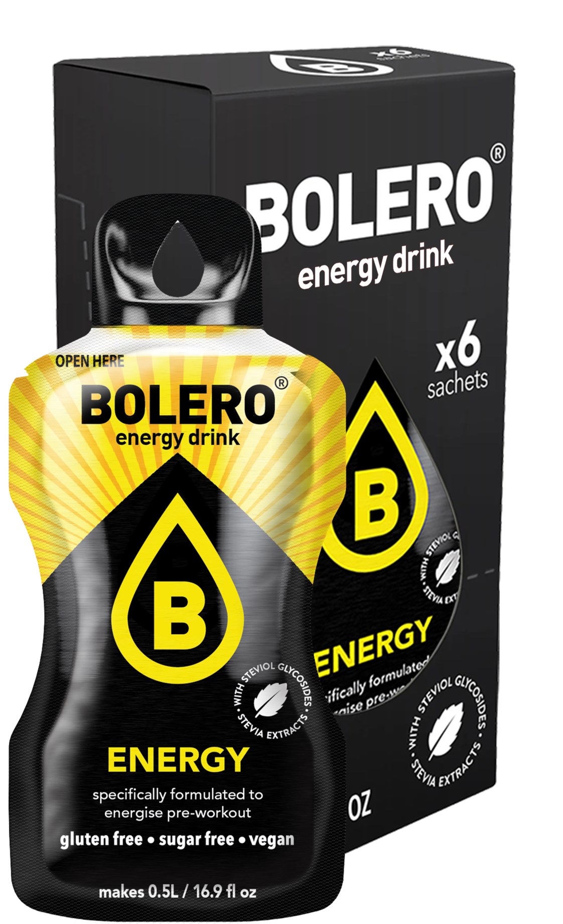 Bolero Energy | 6-pack | Svensk Hälsokost
