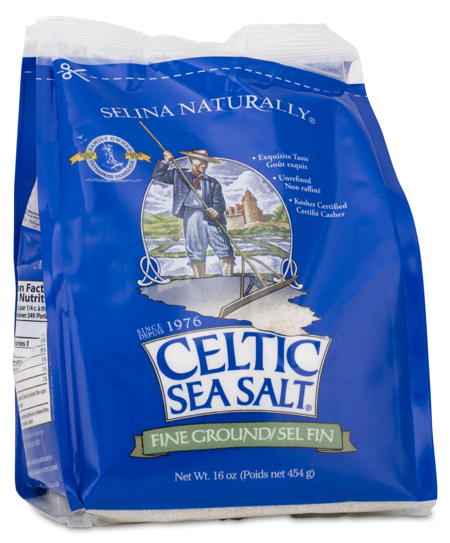 Celtic Havssalt Finmalet | Oblekt & oraffinerat salt | Svensk Hälsokost