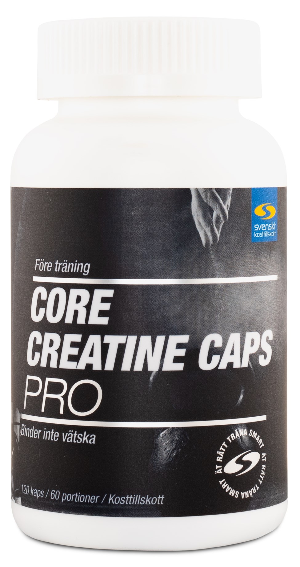 Core Creatine Caps Pro | Binder ej vätska | Svensk Hälsokost