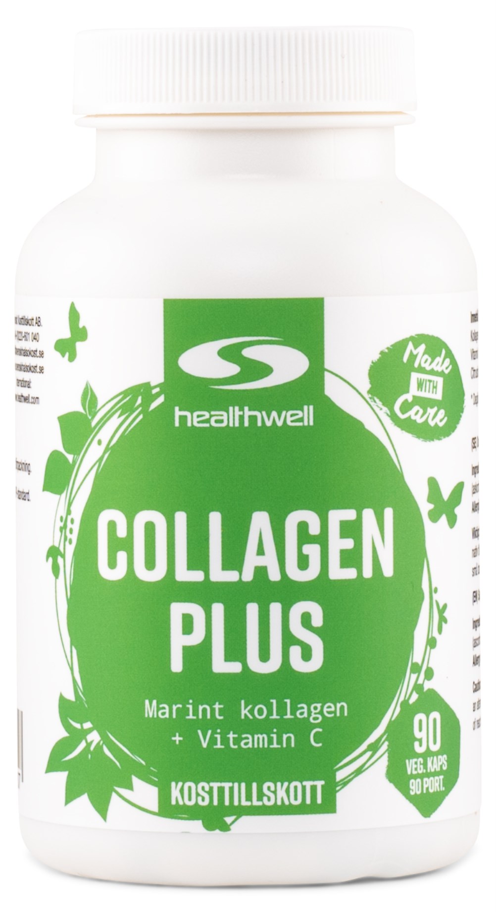 Collagen Plus | Kollagen med C-vitamin | Svensk Hälsokost