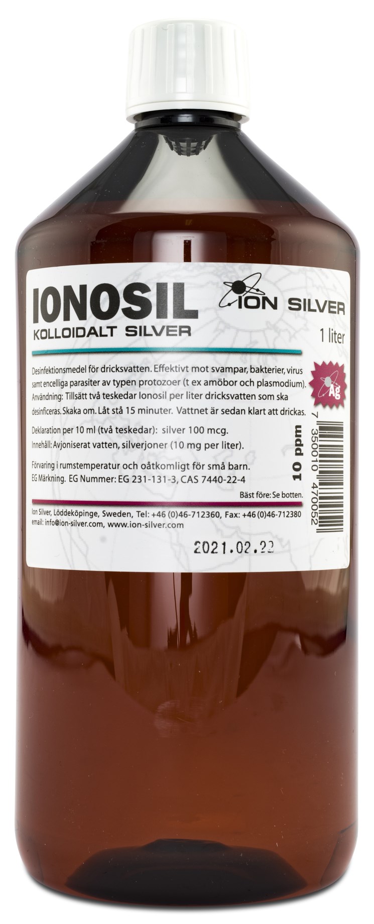 Handla Ionosil Kolloidalt Silver hos Svensk Hälsokost. Fri frakt!