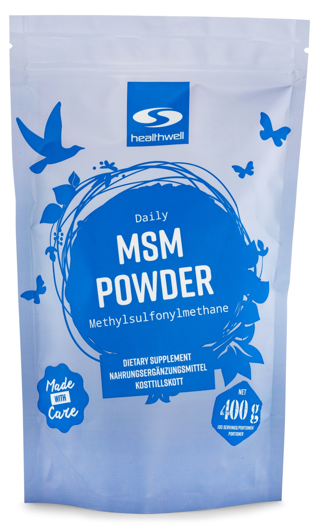 MSM-Pulver | 100 % naturligt | Svensk Hälsokost
