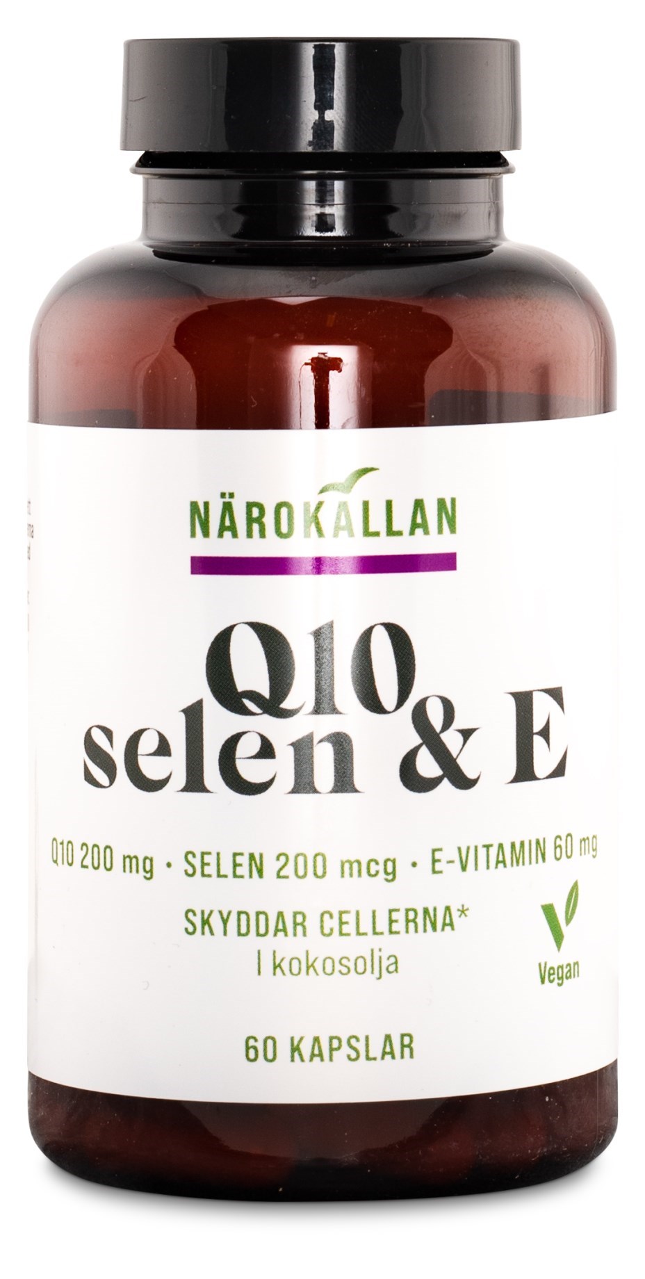 Närokällan Q10 + Selen + E | Svensk Hälsokost
