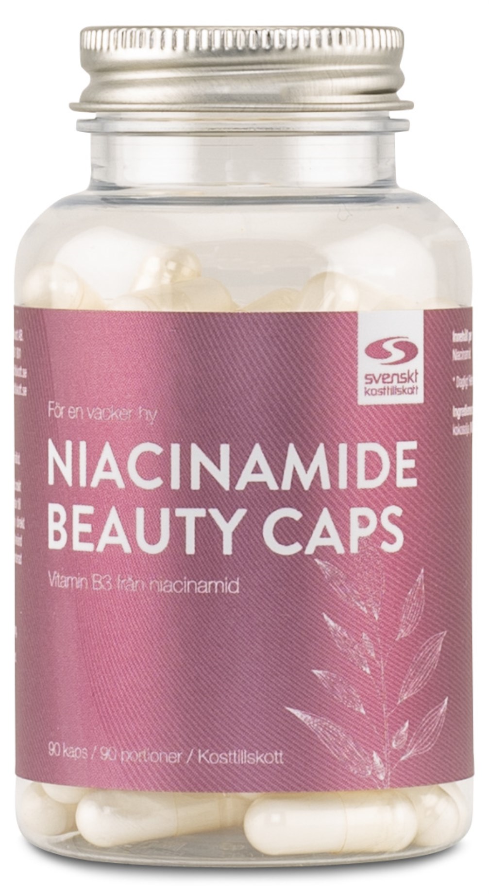 Niacinamide Beauty Caps | För vacker hy | Svensk Hälsokost
