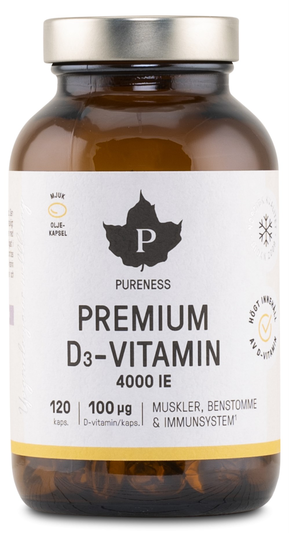 Pureness Premium D-Vitamin | Svensk Hälsokost