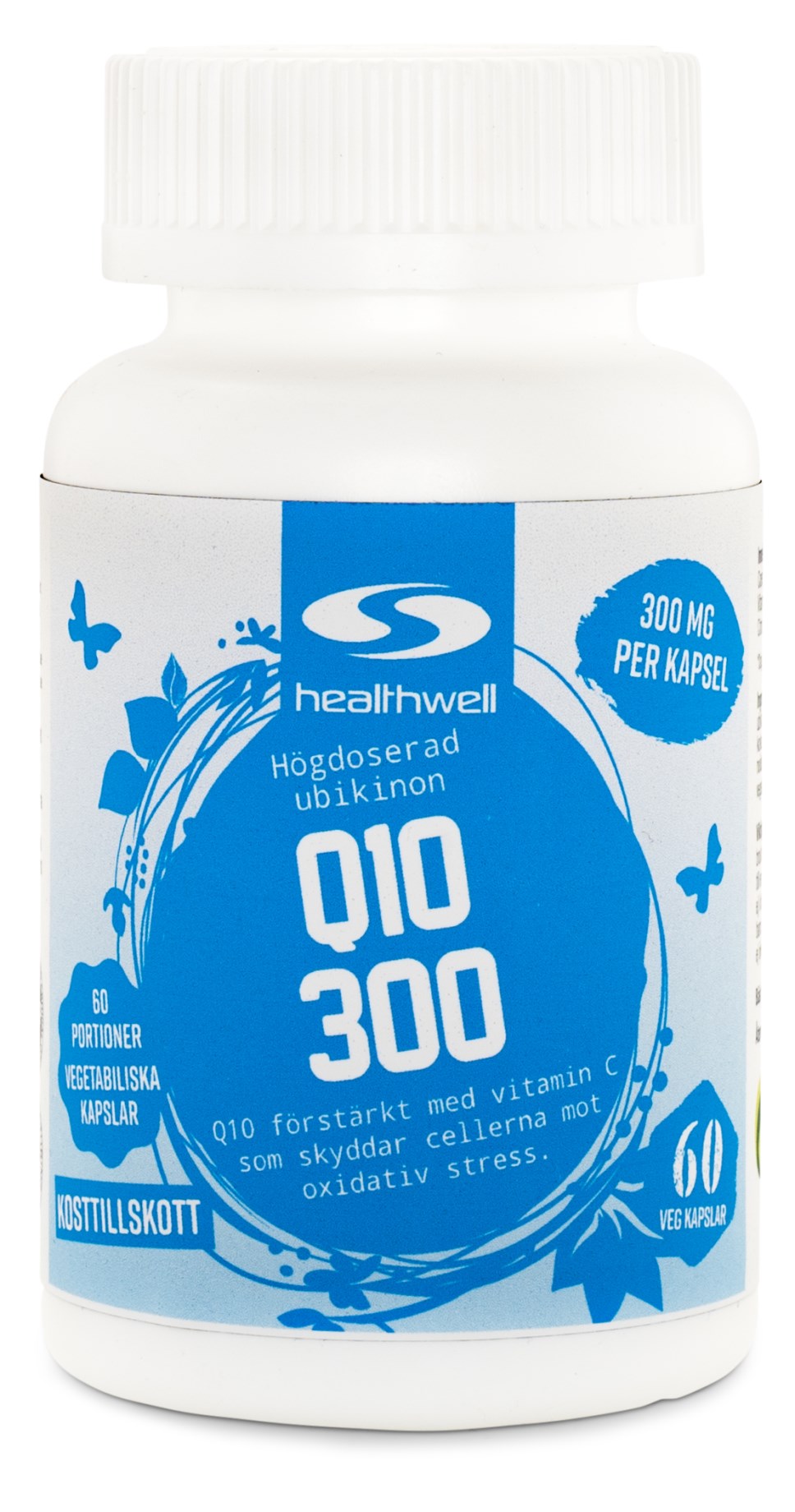 Healthwell Q10 300 | Med MCT-olja | Svensk Hälsokost