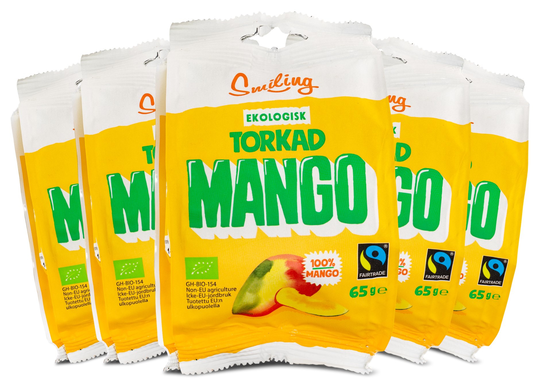 Smiling Torkad Mango Fairtrade EKO | Svensk Hälsokost