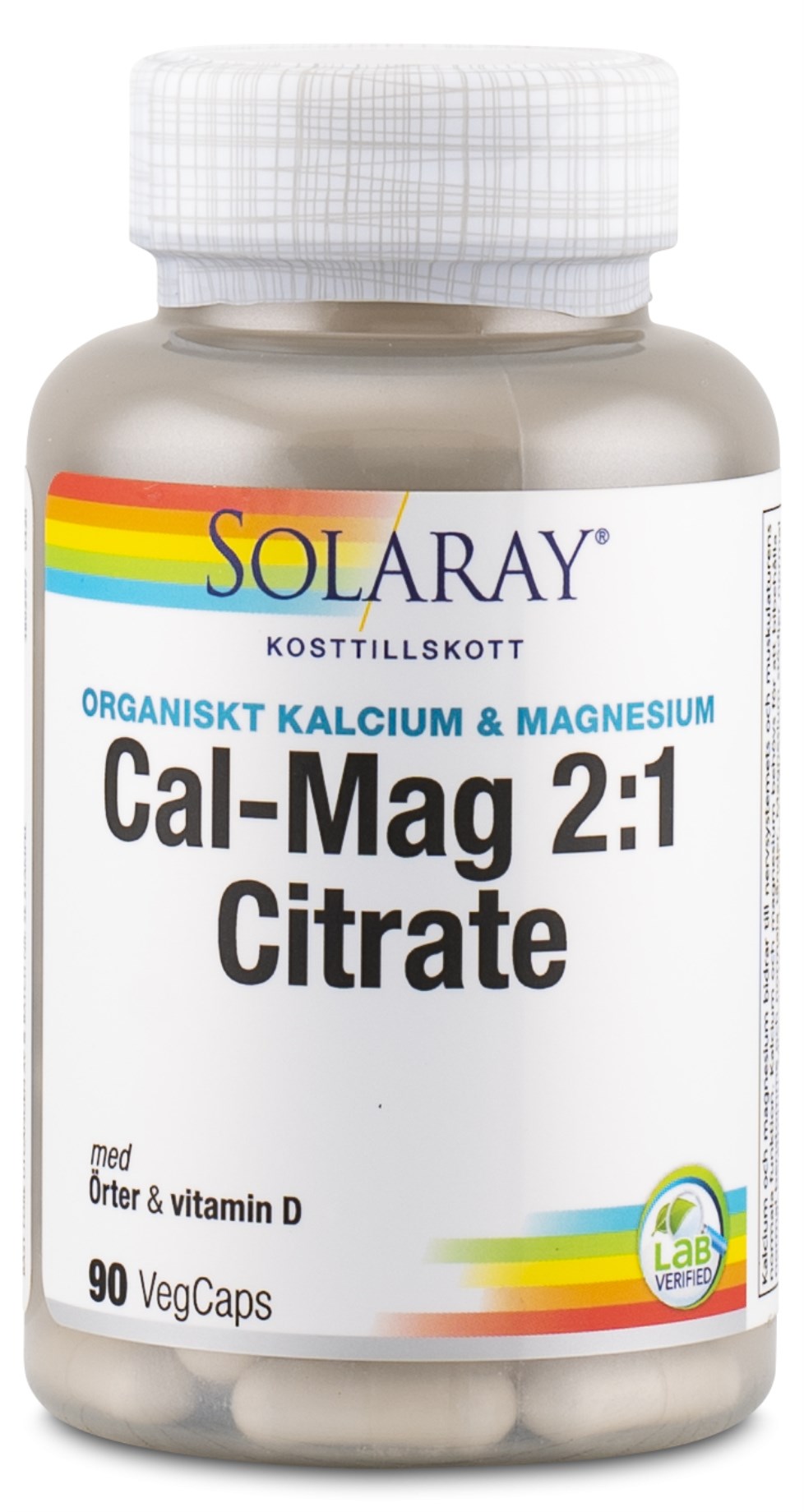 Solaray Cal-Mag 2:1 Citrate | Svensk Hälsokost
