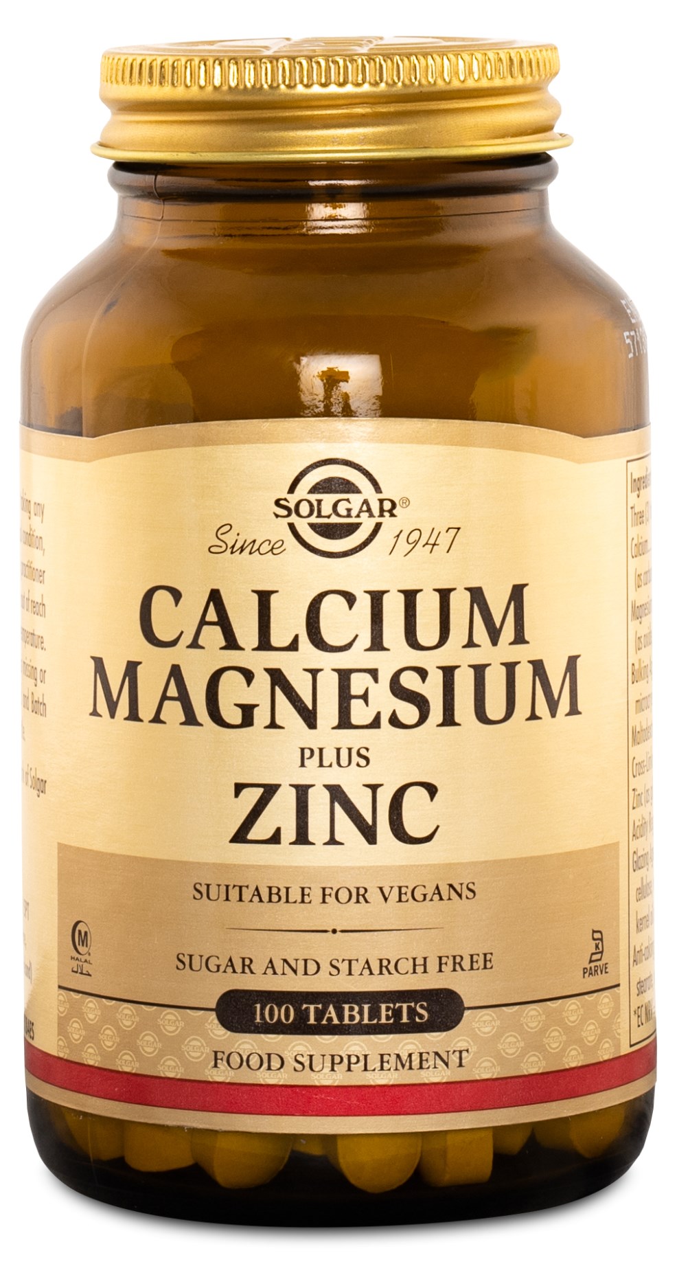 Solgar Calcium Magnesium Plus Zinc | Svensk Hälsokost