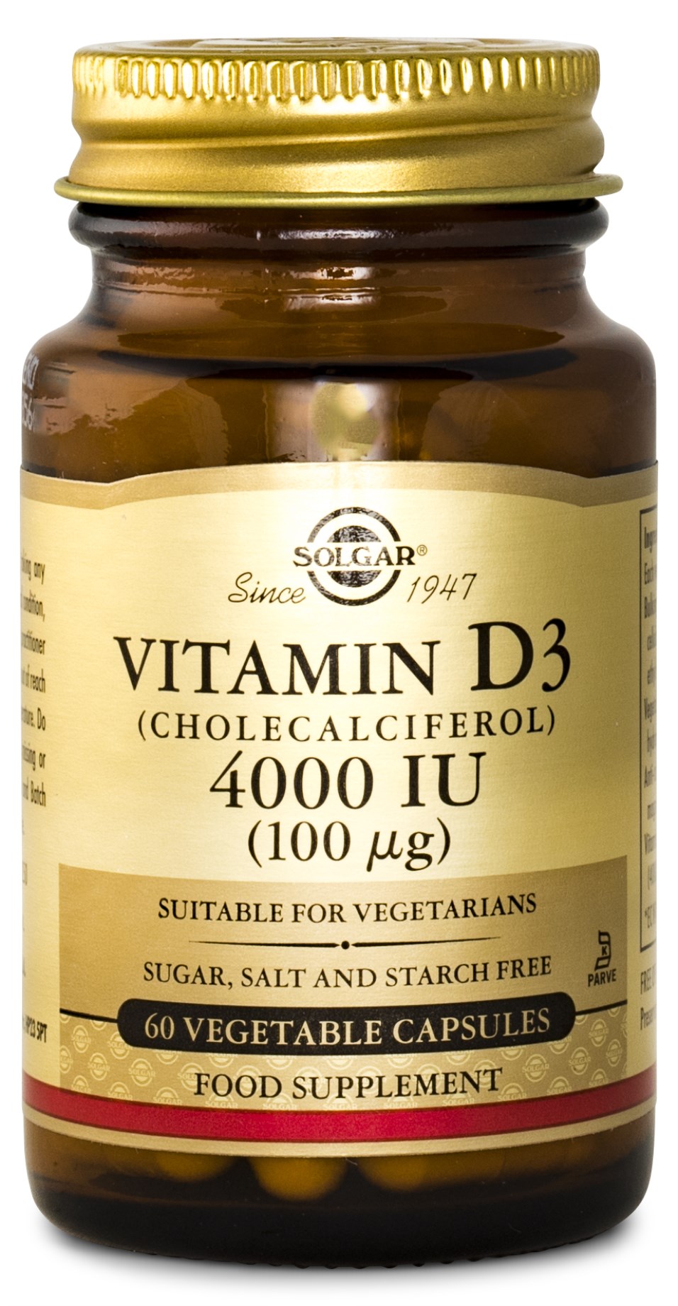 Solgar Vitamin D3 4000 IE | Svensk Hälsokost