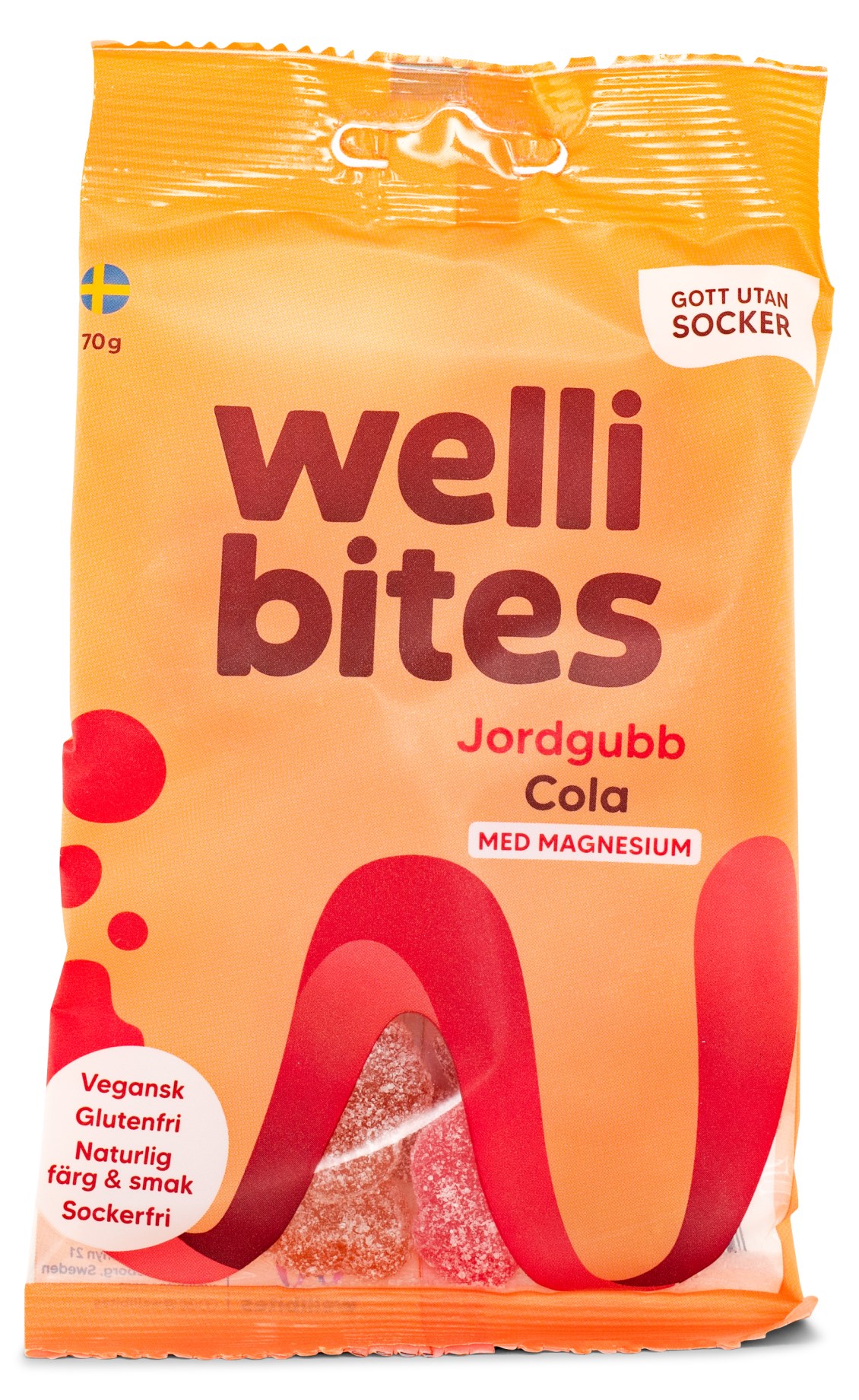 Wellibites Jordgubb & Cola | Svensk Hälsokost