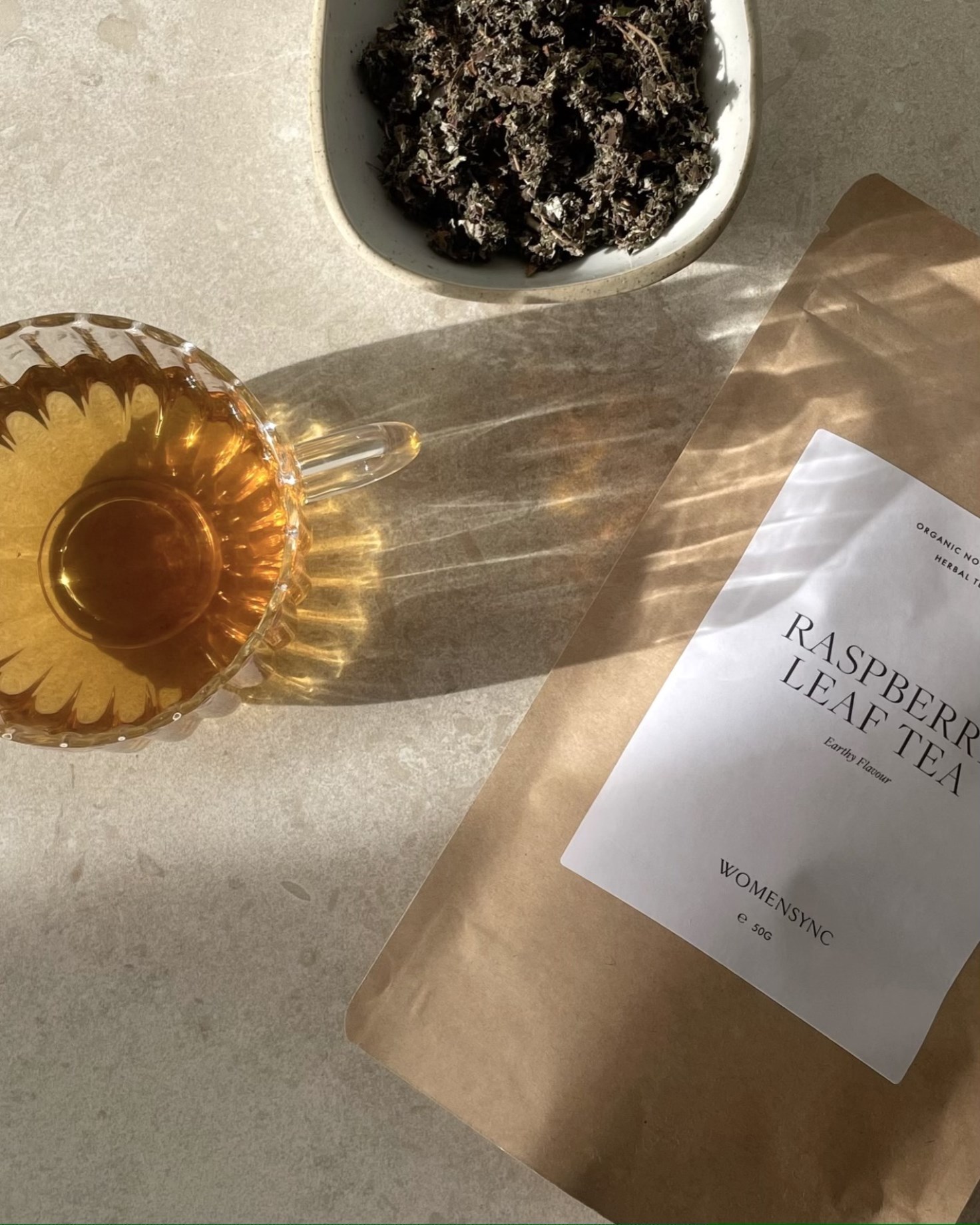 Womensync Raspberry Leaf Tea | Svensk Hälsokost